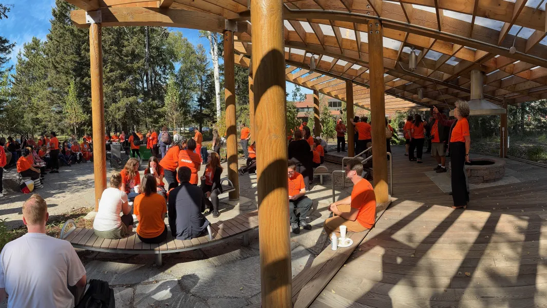 Anwebiiwining Outdoor Space | Confederation College