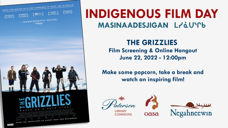 Indigenous Film Day- The Grizzlies | Confederation College
